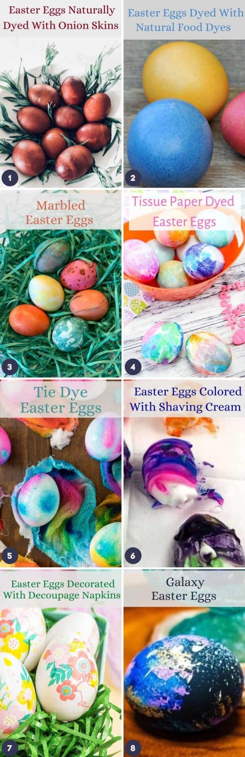 15+ Cute And Simple Easter Egg Designs For Kids | Egg Dyeing