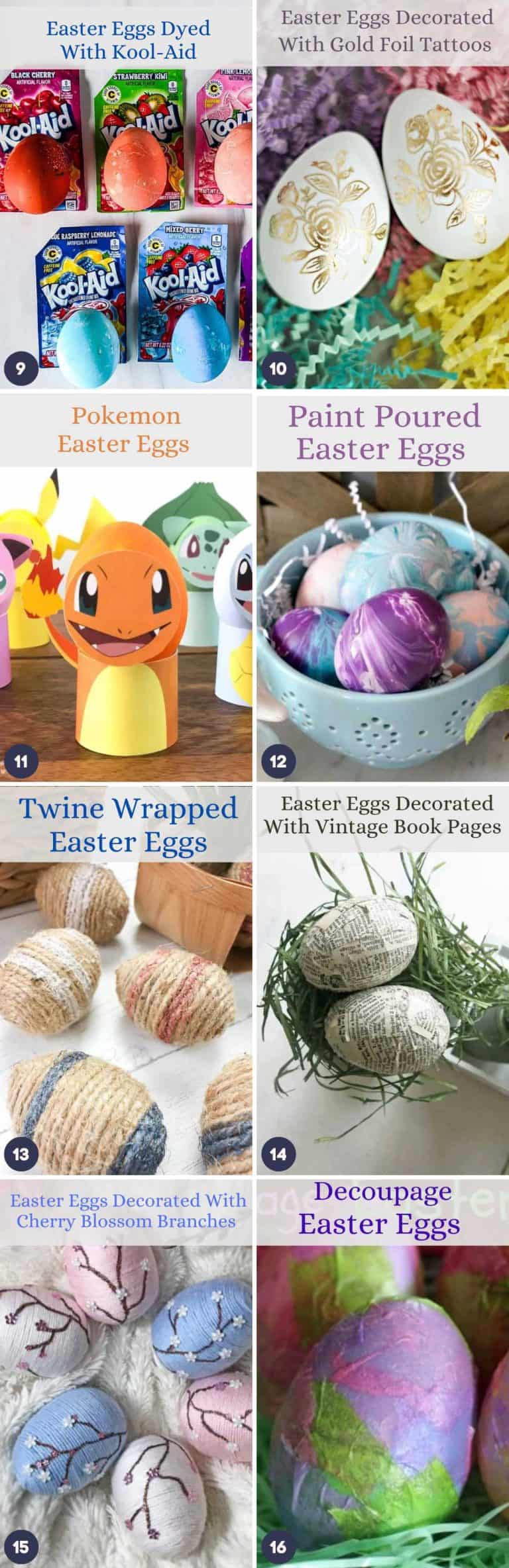 15+ Cute And Simple Easter Egg Designs For Kids | Egg Dyeing