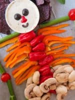 Easy Veggie Skeleton Tray: Cute Platter For Halloween Party