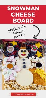 Snowman Cheese Board: A Festive Holiday Arrangement