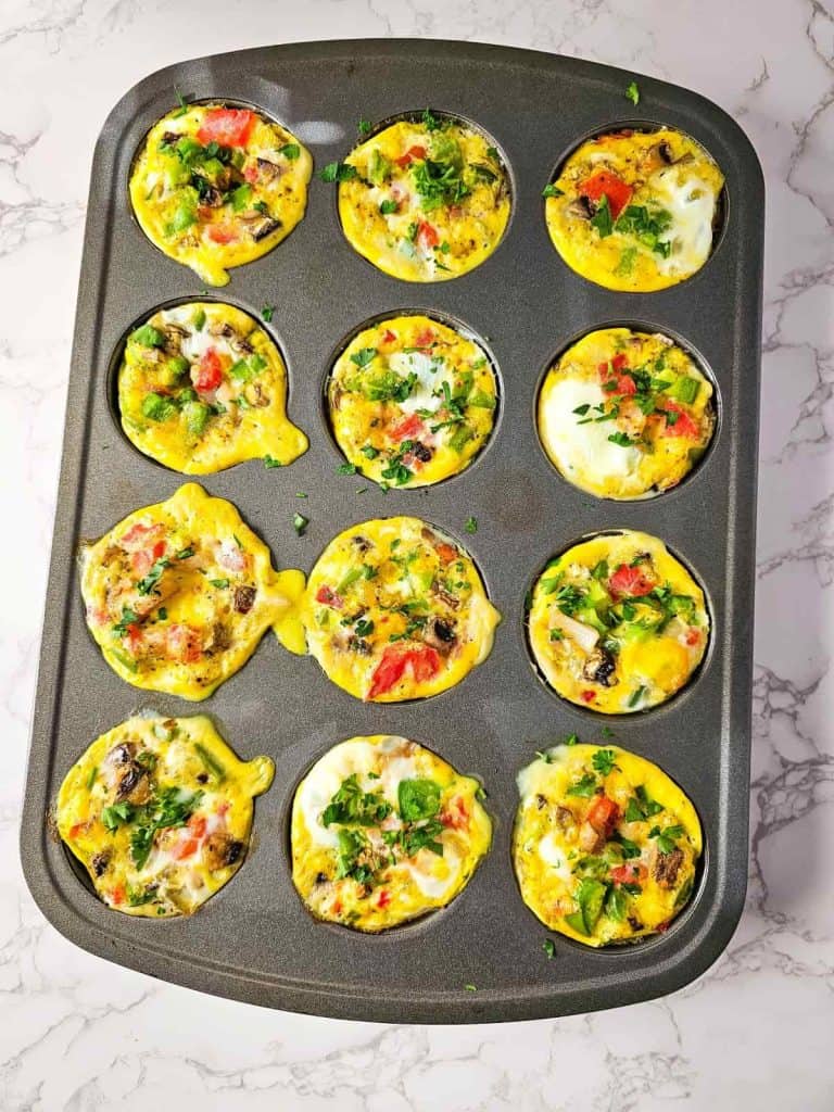 Healthy and Easy Veggie Egg Bites