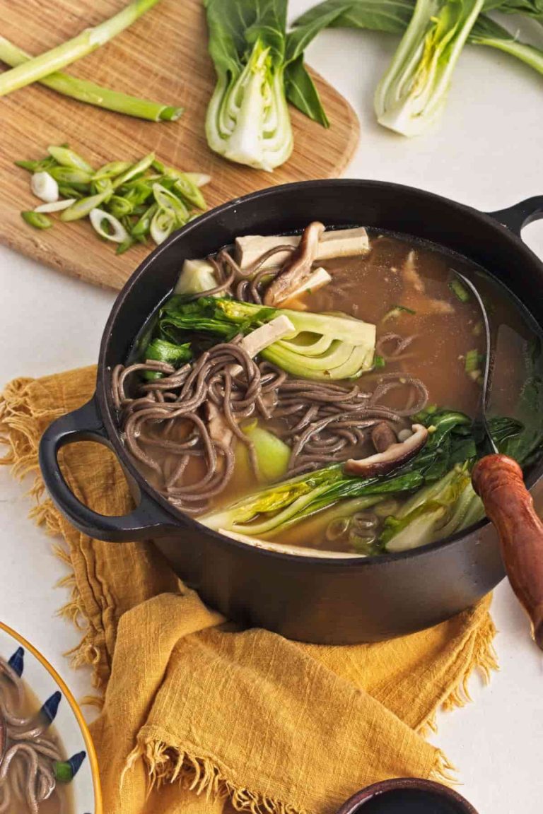 Soba Noodle Soup with Shiitake Mushrooms