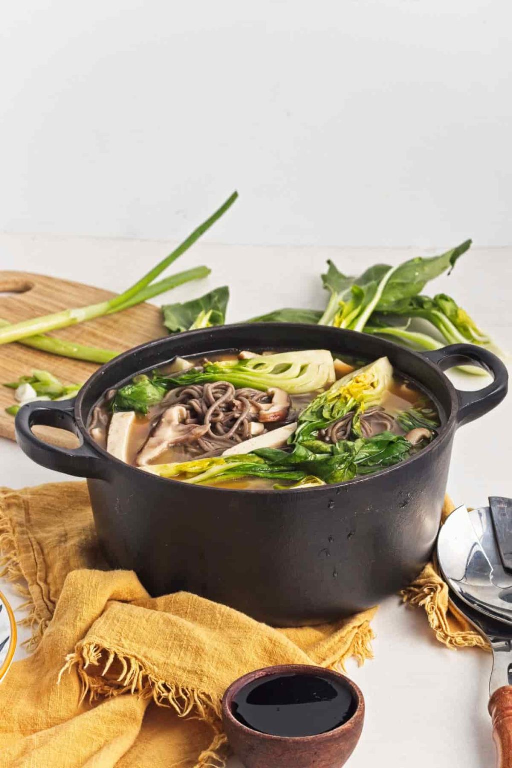 Soba Noodle Soup with Shiitake Mushrooms
