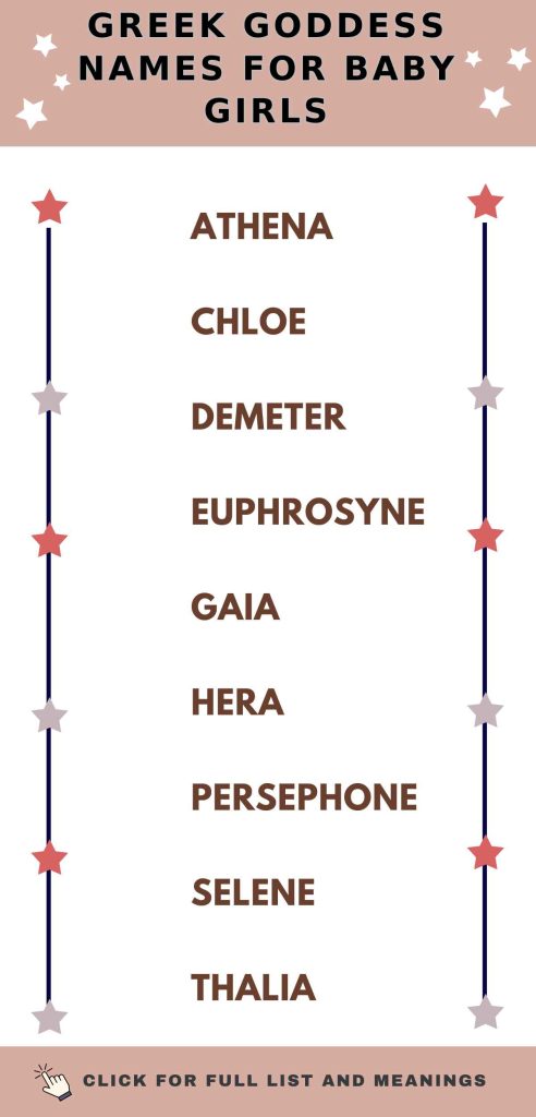 Enchanting Greek Goddess Names For Baby Girls You Will Adore