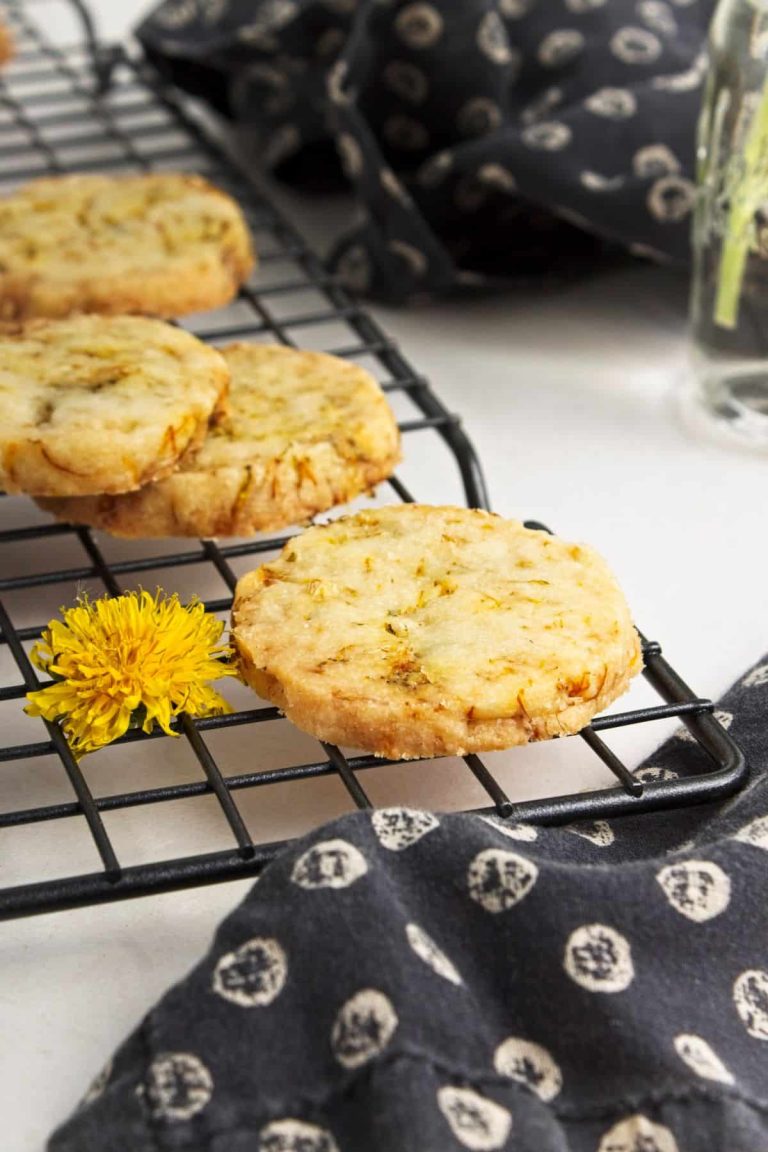 These Easy Dandelion Shortbread Cookies Are a Springtime Must!