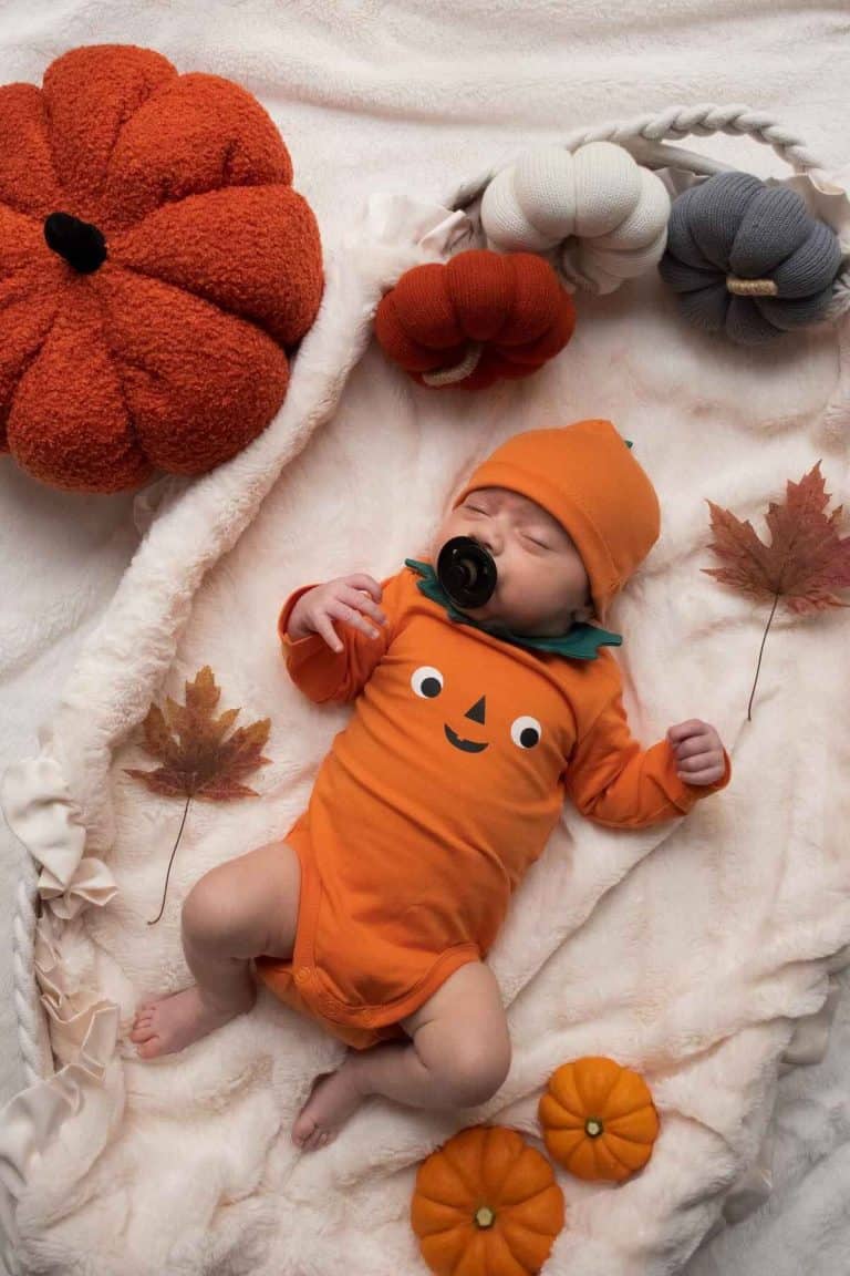 Pumpkins, Leaves & Tiny Feet: Fall Newborn Photoshoot Ideas You'll Love!