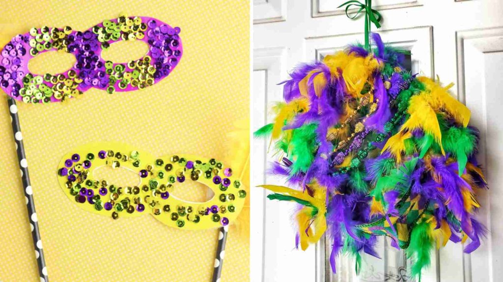 15 Easy Mardi Gras Crafts To Add Color to Your Celebration