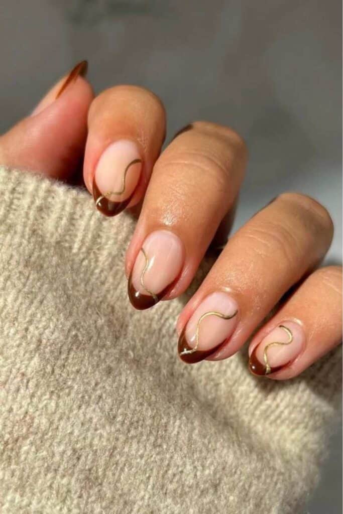 35 Trendy Short Fall Nails That Go With Every Sweater