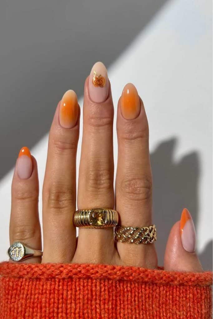 35 Pumpkin Nail Designs That Make Halloween Extra Magical