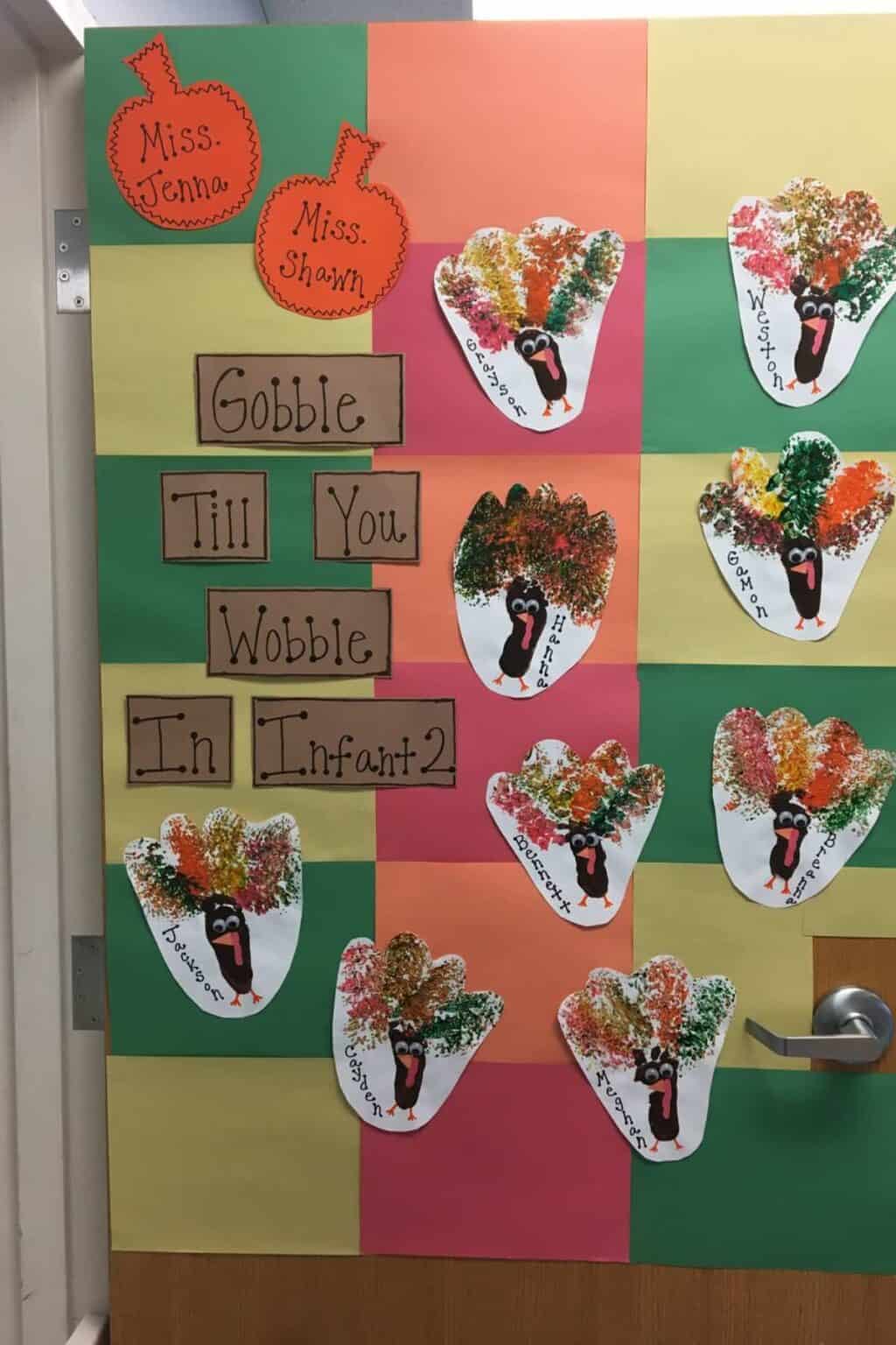 40 Thanksgiving Classroom Door Decoration Ideas Kids Can Help Create