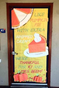 40 Thanksgiving Classroom Door Decoration Ideas Kids Can Help Create
