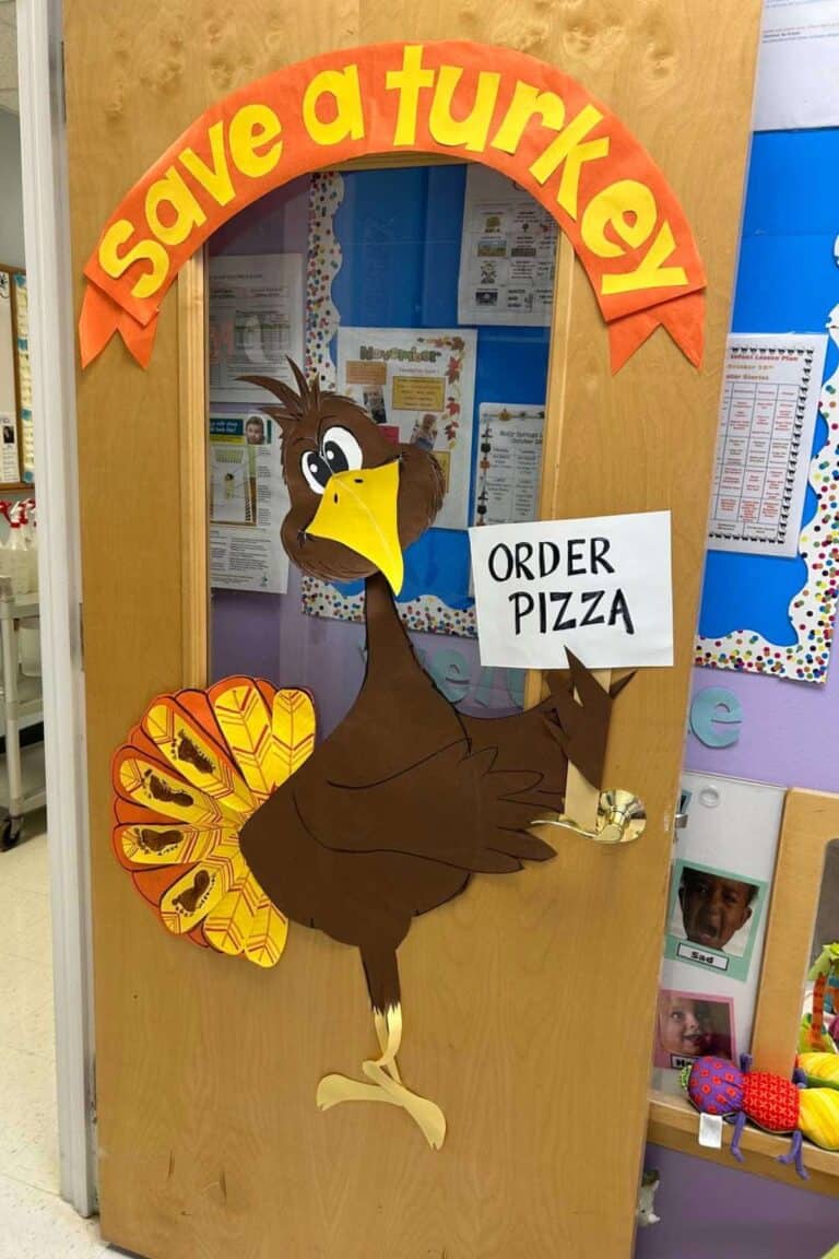 40 Thanksgiving Classroom Door Decoration Ideas Kids Can Help Create