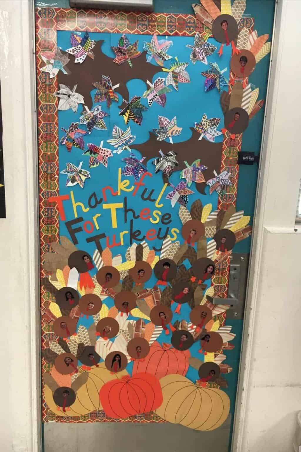 40 Thanksgiving Classroom Door Decoration Ideas Kids Can Help Create
