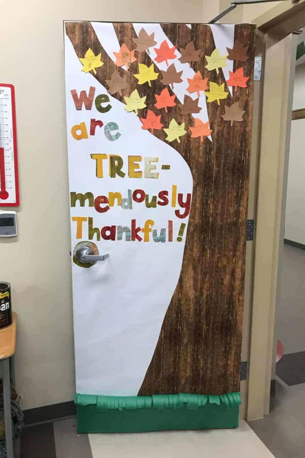40 Thanksgiving Classroom Door Decoration Ideas Kids Can Help Create