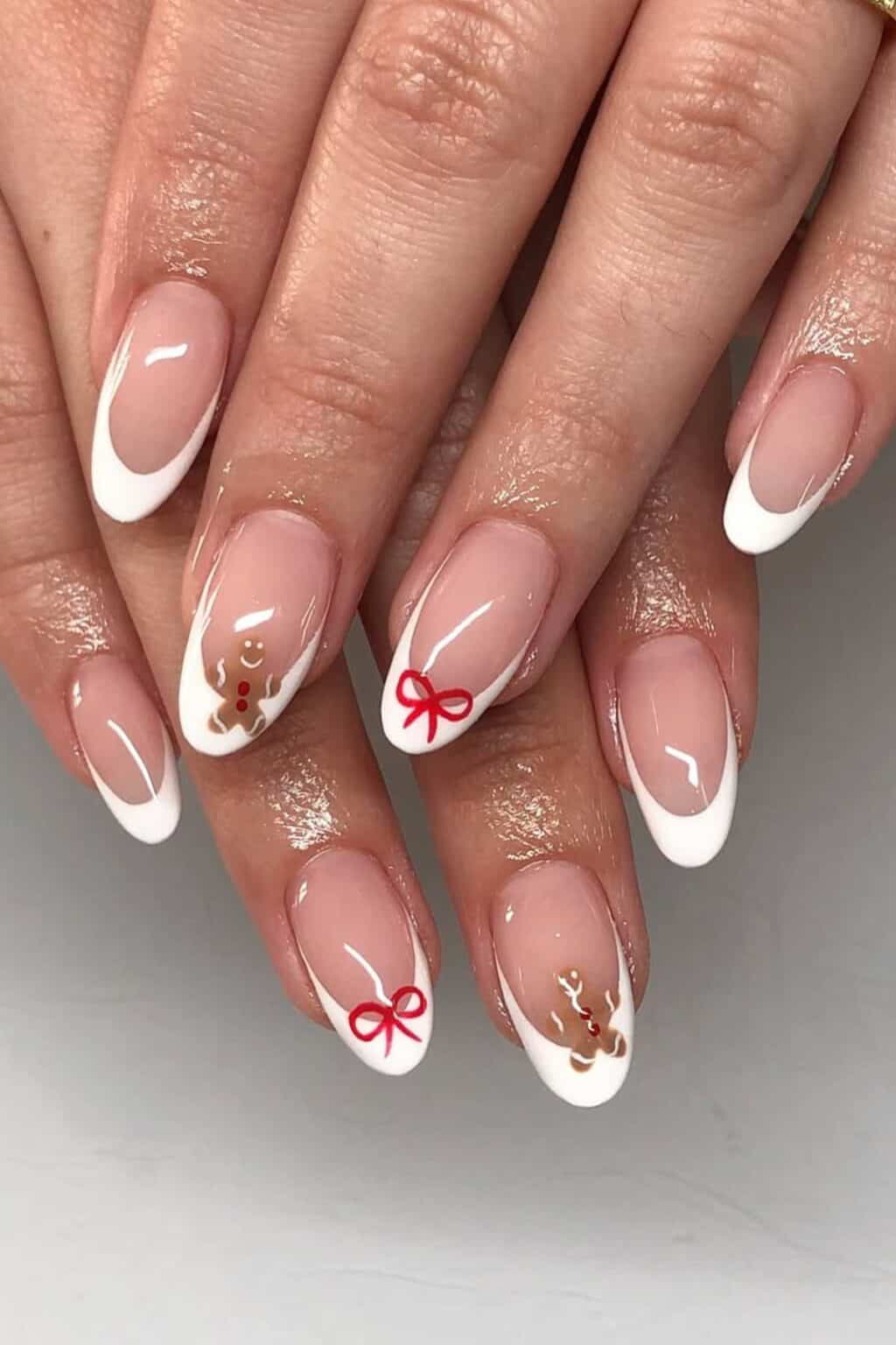 40 Gingerbread Nails So Cute They Might Make You Crave Cookies