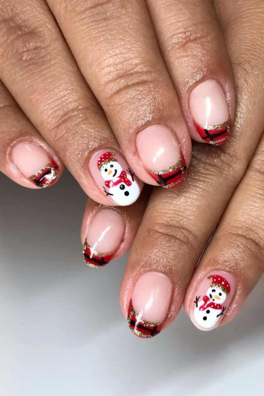 40 Charming Snowman Nail Ideas That Scream Winter Cheer