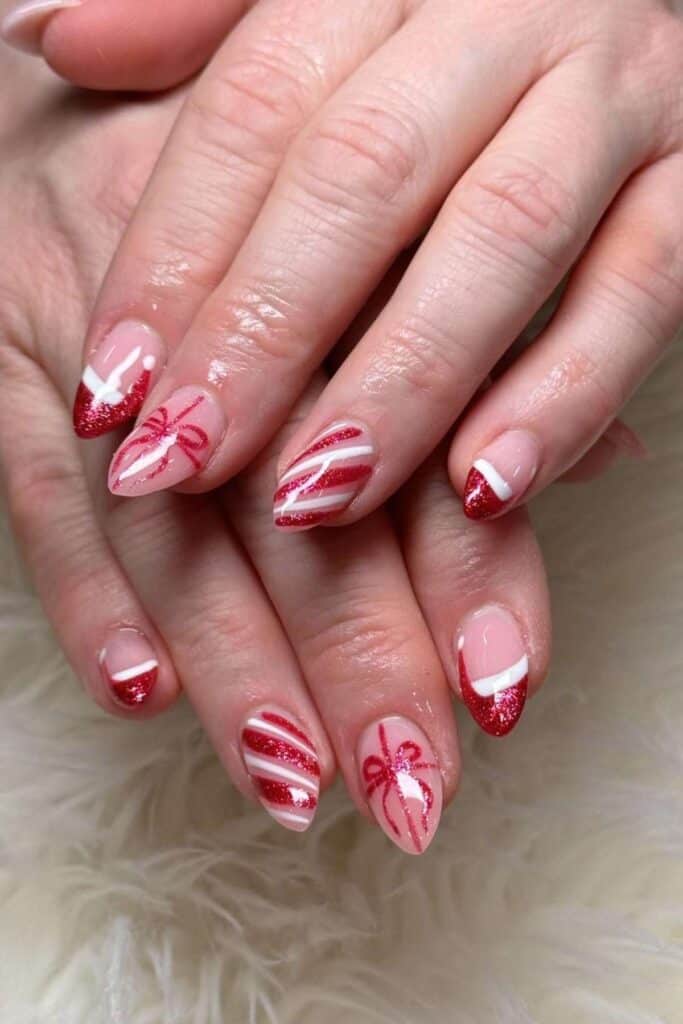 40 Jolly Santa Nail Designs That Bring Instant Holiday Cheer