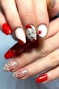 40 Disney Christmas Nails Perfect for Every Holiday Party