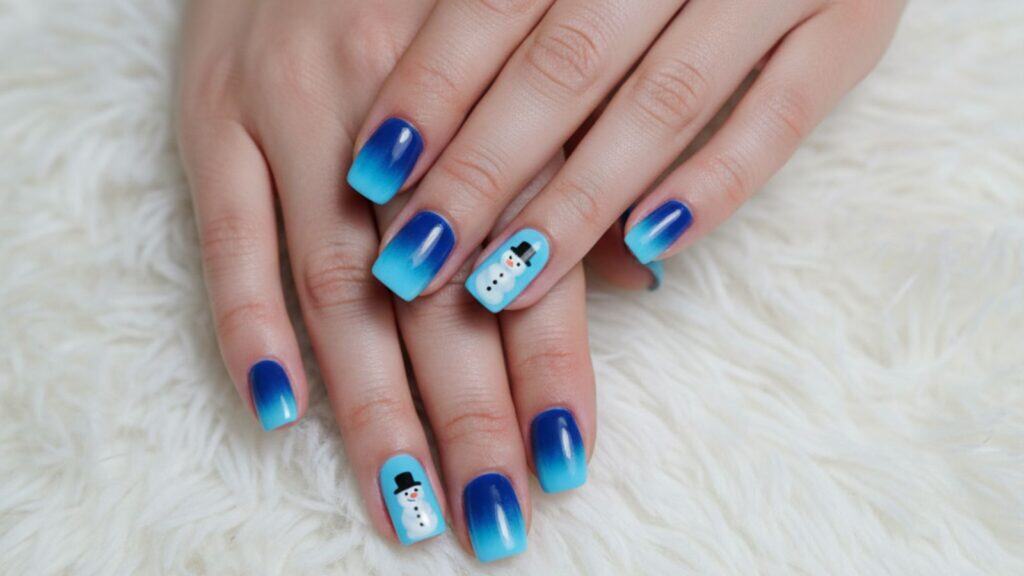 40 Charming Snowman Nail Ideas That Scream Winter Cheer