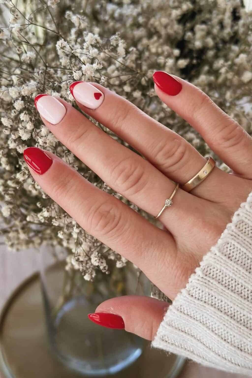 50 Short Valentine’s Nail Ideas That Look Sweet and Stylish