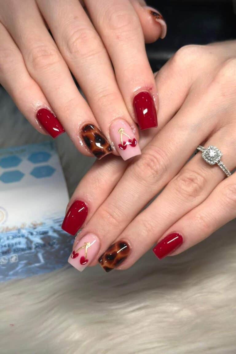 45 Most Requested Red Nail Ideas at Salons Right Now