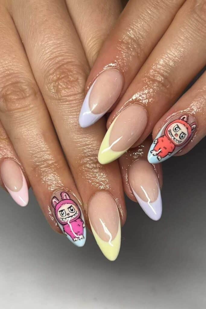 50 Cute Labubu Nail Ideas Fans Are Obsessed With Right Now