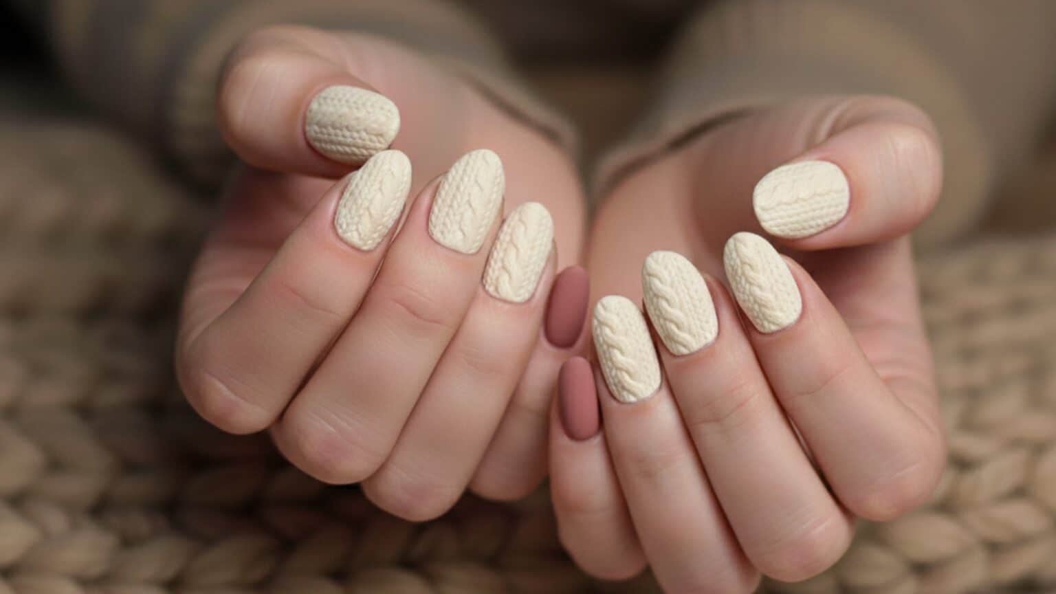 45 Sweater Nail Ideas Everyone Wants Once the Weather Turns Cold