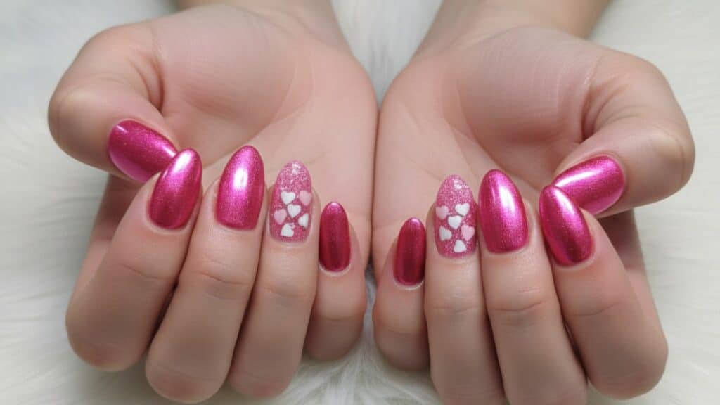 35 February nail ideas that balance winter and Valentine vibes