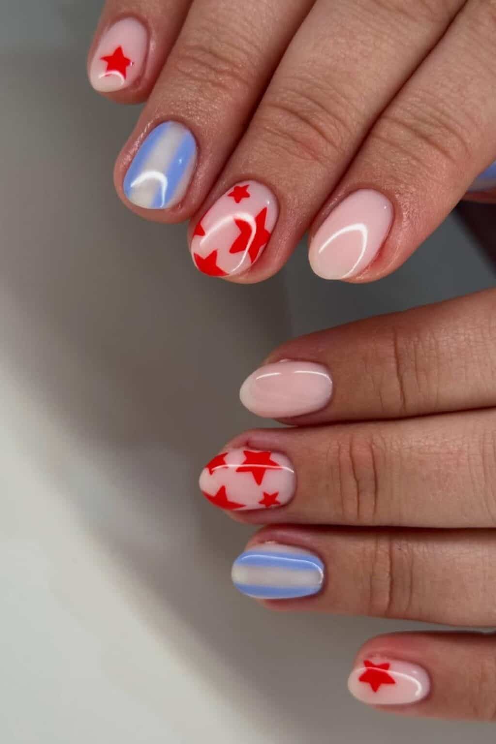 40 short patriotic nails that make a statement
