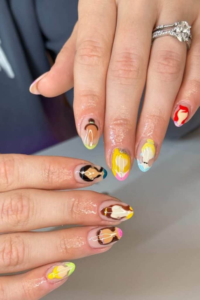 40 short Disney nail designs inspired by classic characters