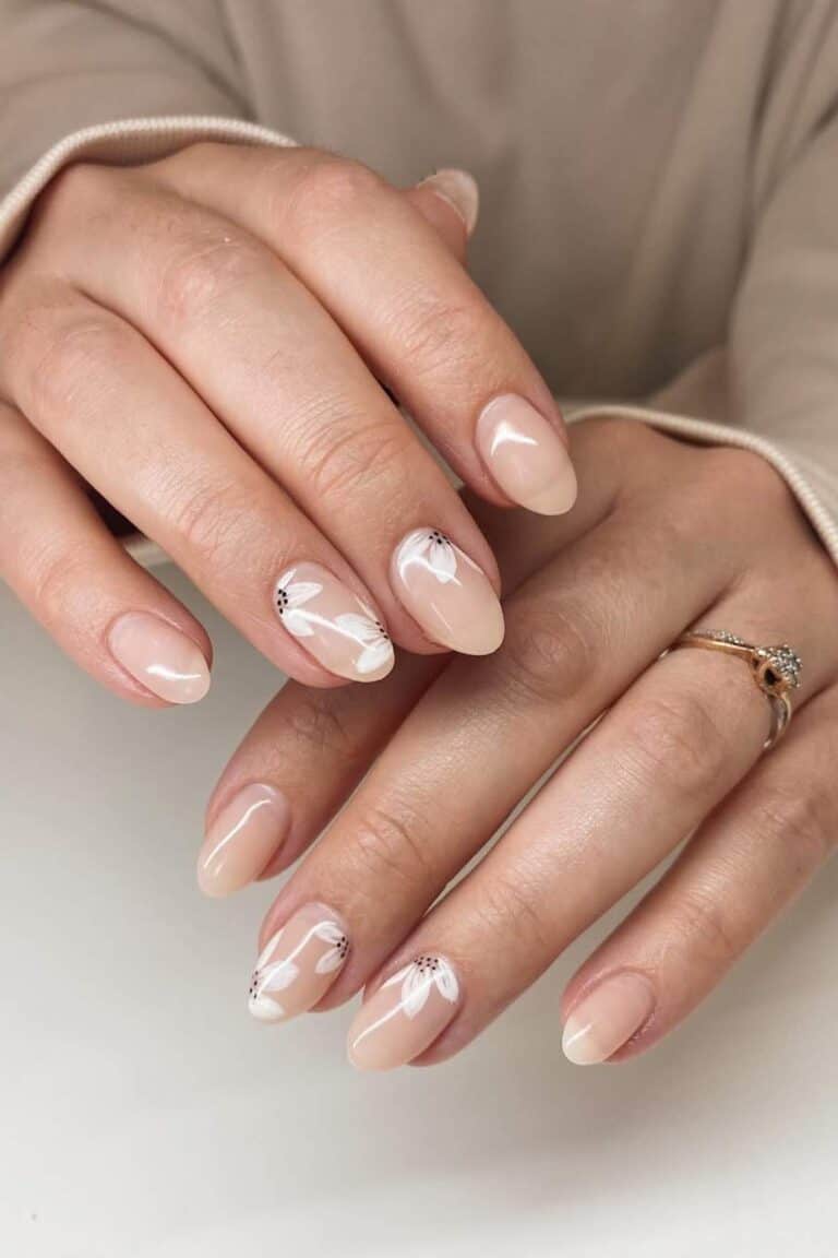 40 neutral spring nail ideas inspired by early blooms
