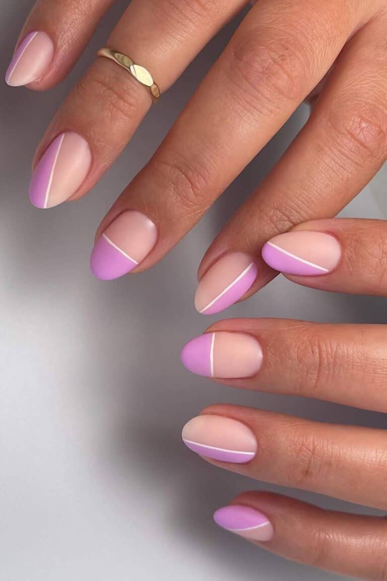 40 Pastel nail ideas with subtle contrast and clean lines
