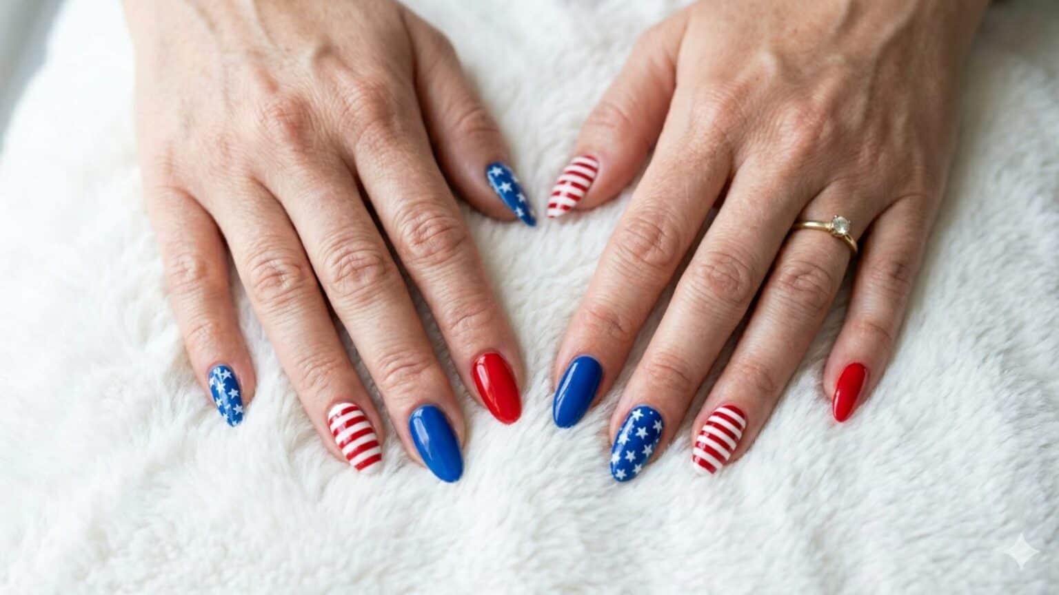 35 Memorial Day nails that add just enough patriotic detail